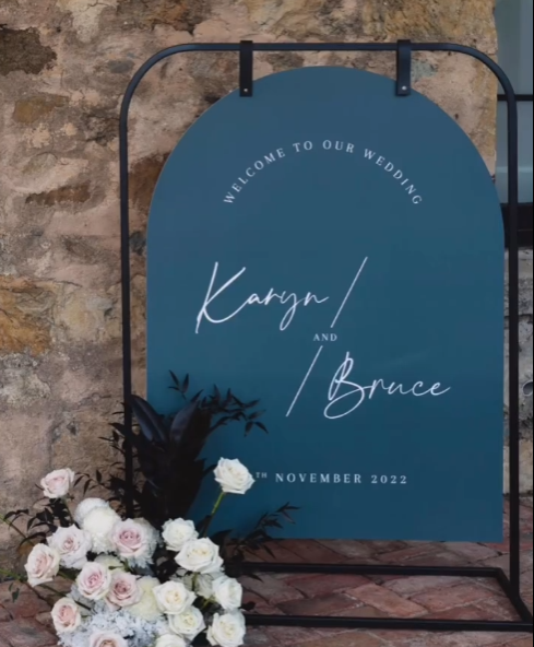 Arch Welcome Sign 90x120cm PVC Board – HeySweetPeach