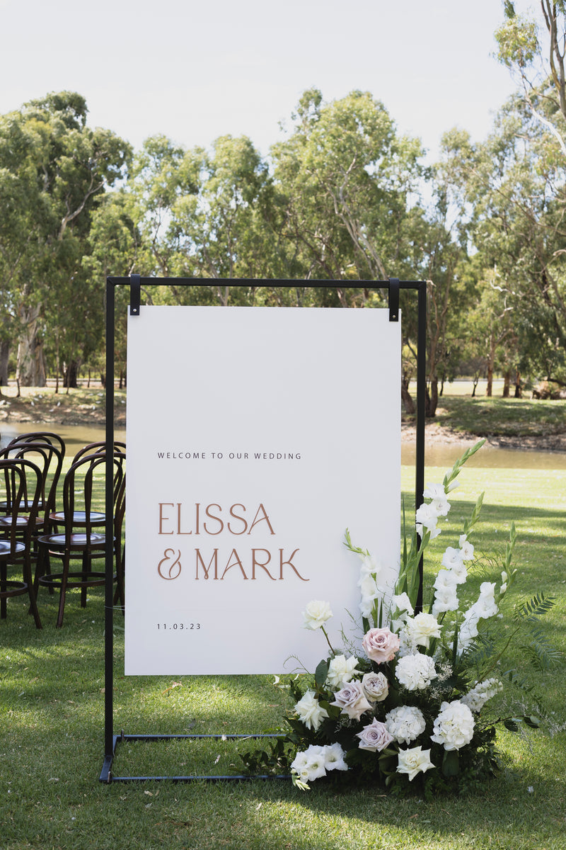 Welcome Sign 90x120cm PVC Board – HeySweetPeach